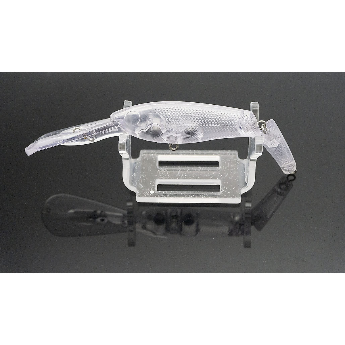 10PCS Unpainted Lure Blanks 11.26g 13.5cm with 6mm Free Fishing Eye Crankbait Simulation Blank Body Clear Hard Baits Trout Salmon Minnow Lure Popper Lures Topwater Freshwater 6mm 318