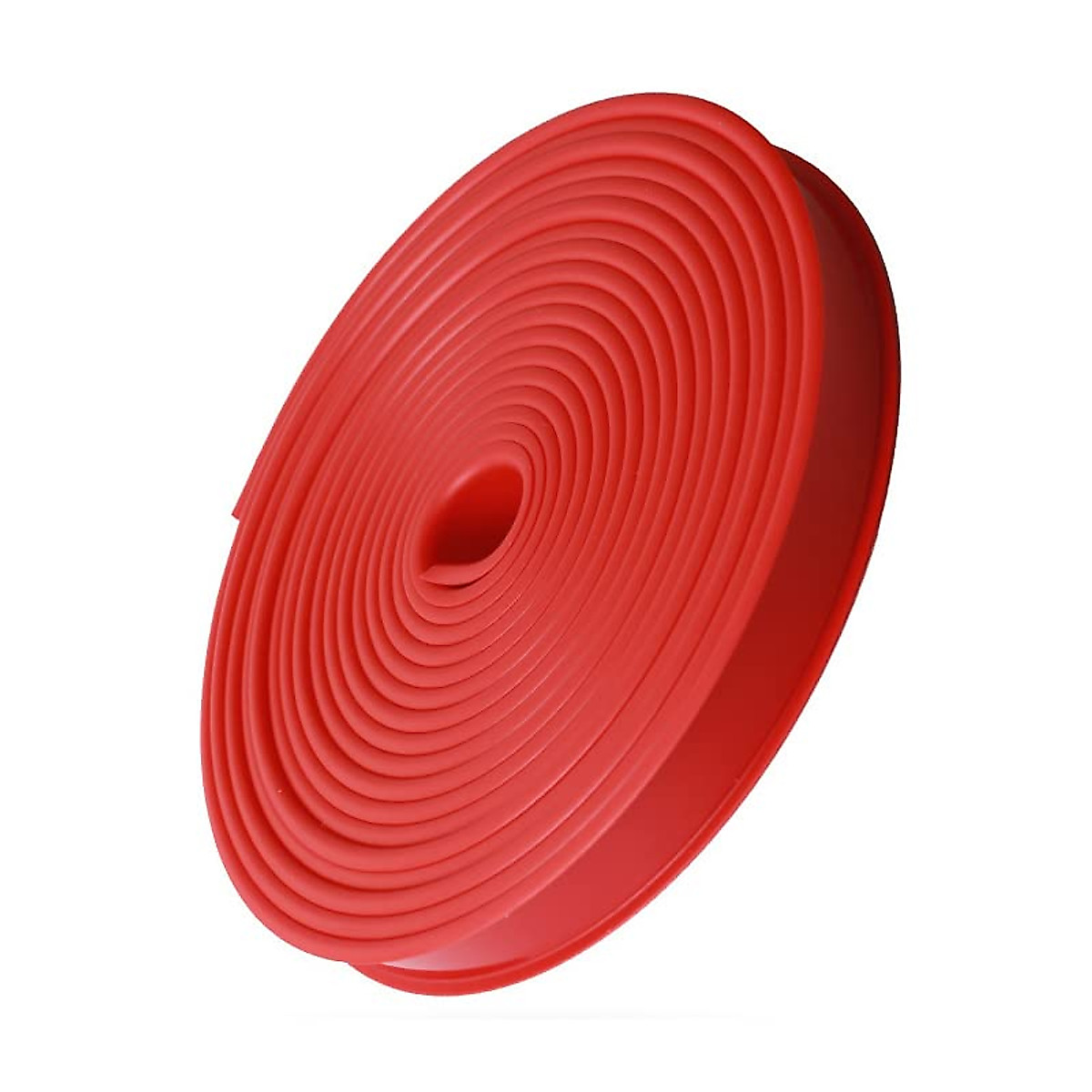 LKYJD 4m U Shape Veneer Edge Banding Strip, Self Adhesive Wood Edging Veneer Tape, Kitchen Worktop Edging Protectors Joining Strip, Edging Trim Sealing Strip, Tables and Chairs, Cabinets（Red-18mm）
