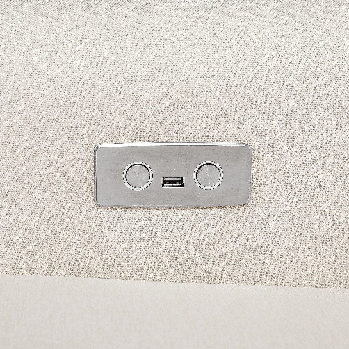 NAMESAKE Harbour Power Recliner Glider, Performance Cream Eco-Weave