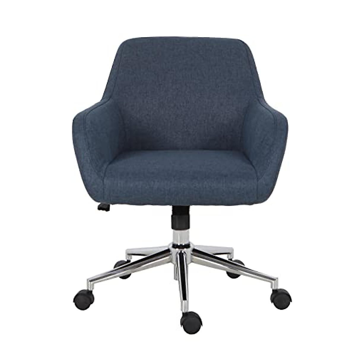JC Home Texas Office Desk Chair, Small, Navy