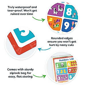 20 Classroom Educational Posters For Preschoolers Toddlers Kindergarten Elementary - 16" x 11" - 20pcs - Learning Posters For Toddlers Wall Preschool Kindergarten Kids Posters Classroom Supplies Decor