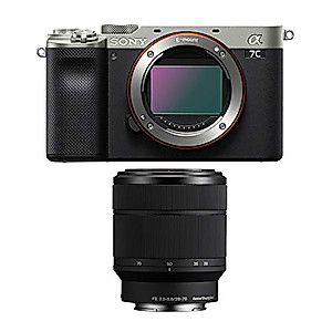 Sony Alpha a7C Full-Frame Mirrorless Camera (Silver) Bundle with FE 28-70mm f/3.5-5.6 OSS Lens (6 Items)