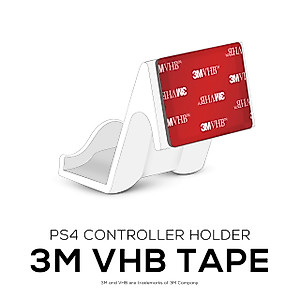 BRAINWAVZ [EOL] PS4 Game Controller Wall Hanger Stand Mount Holder (Single Pack) - PlayStation 4 Game Controller Accessories (Frosty) [EOL]