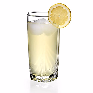 Luminarc 16.5 Ounce Ascot Cooler Glass, Set of 4, Tall, Clear