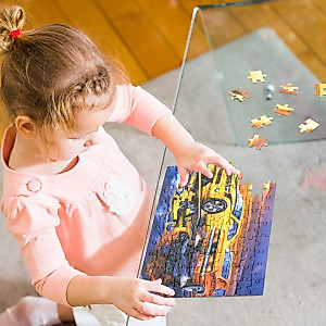 Ingooood-100 Piece Jigsaw Puzzles for Kids- Muscle Car-IG-0510 - Game Decompression Leisure Entertainment Recyclable Material Plastic Puzzle Toy Gift