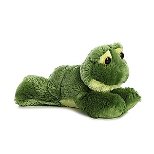 Aurora® Adorable Mini Flopsie™ Frolick Frog Stuffed Animal - Playful Ease - Timeless Companions - Green 8 Inches