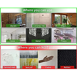 Strong Double Sided Tape Heavy Duty, Two Sided Tape Heavy Duty Double Sided Mounting Tape Two Sided Tape for Walls Removable Double Sticky Tape PANIDANO Double Sided Adhesive Tape Wall Safe Tape 10FT