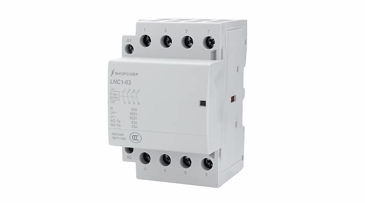 Shopcorp 40 Amp 4 Pole Silent Contactor - 110V Coil
