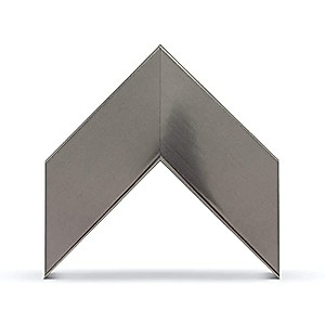 Deco TV Frames - Brushed Stainless Smart Frame Compatible ONLY with Samsung The Frame TV (55", Fits 2021-2023 Frame TV)