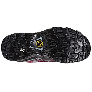 La Sportiva Womens Ultra Raptor II Trail Running Shoes, Red Plum/Carbon, 8 Wide