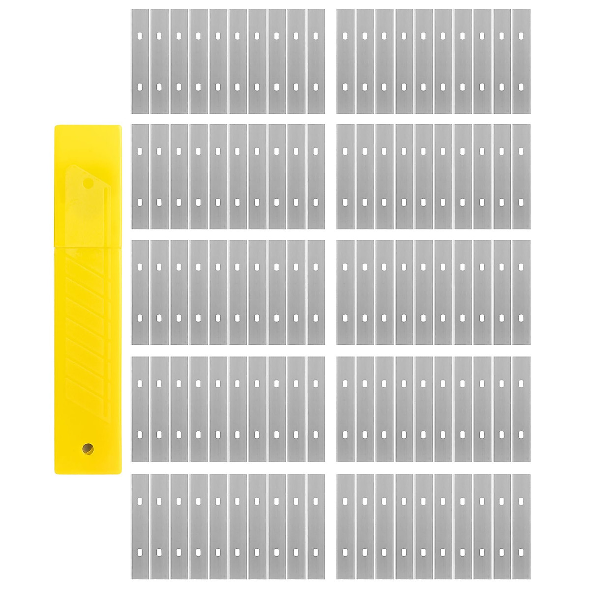 Bates- Replacement Scraper Blades, 4 Inch, 100 pcs, Scraper Blades, Floor Scrapper Blade, Replacement Razor Blades, Carbon Steel Razor Blades, Paint Scraper Blades, 4 Inch Scraper Blades