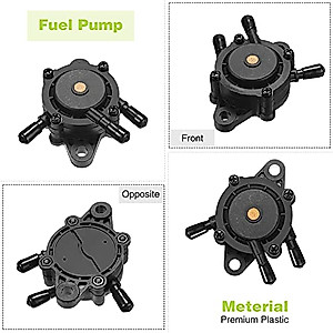 Chengu Fuel Pump Lawn Mower Compatible with 491922 691034 692313 808492 808656 808281 Fuel Pump for Outdoor Garden Lawn (4 Pcs)