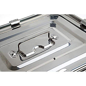 Stainless Steel Rectangular Food Storage kimchi container (3set)