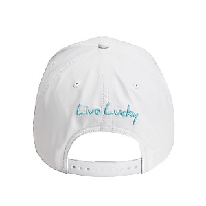 Black Clover Cool Luck 6 White hat/Blue Radiance Clover Snapback