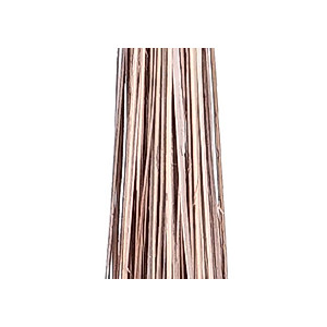 3 Piece of 32 inch Multi-Surface Sturdy Outdoor Authentic Coconut Leaf Broom Asian Heavy Duty Broom Thai Natural Coconut Leaf Broom (Country Rustic)