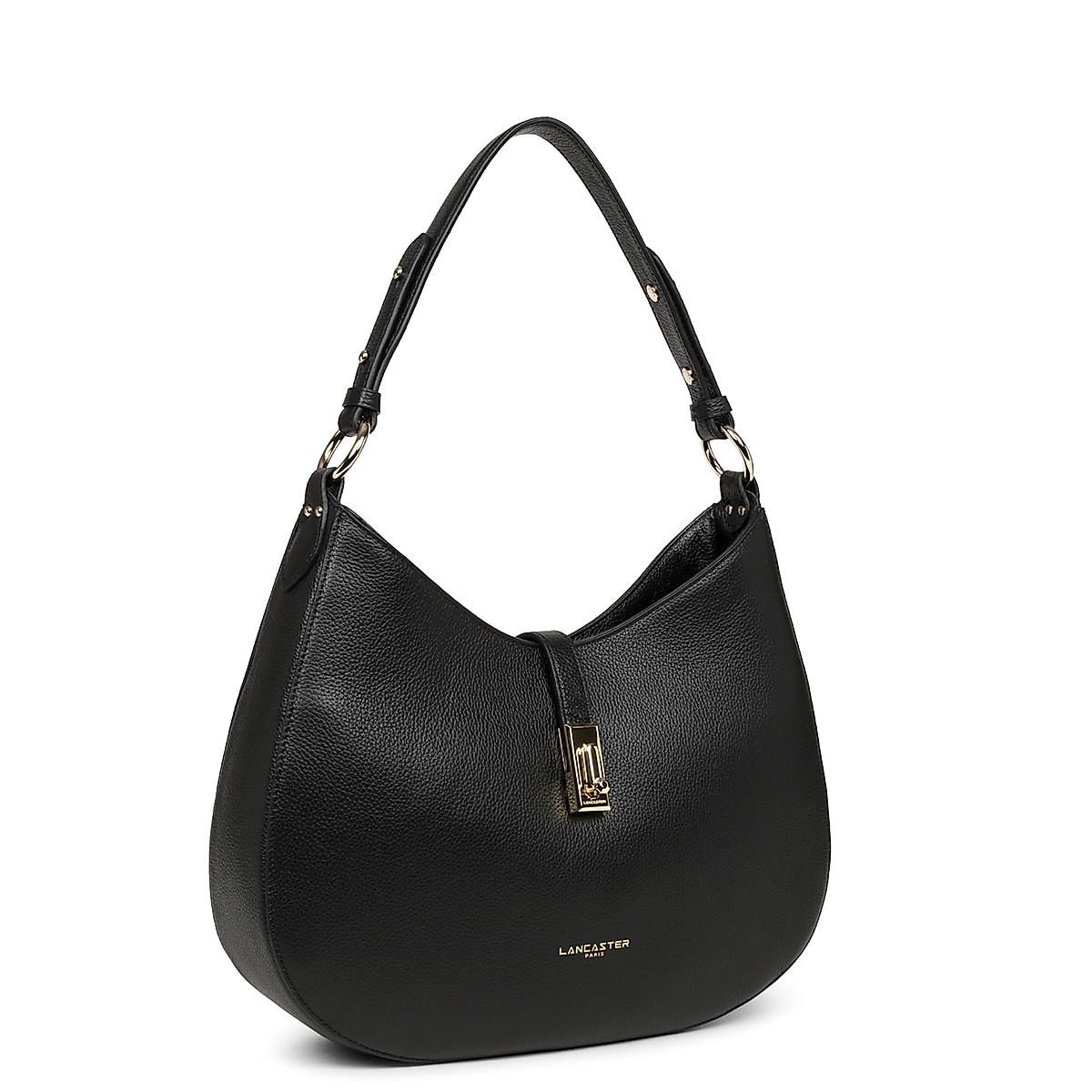 LANCASTER Foulonne Milano Large Shoulder Bag - Black