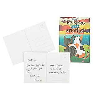 Faithful Finds Motivational and Inspirational Religious Postcards (4 x 6 In, 40 Count)