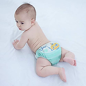 Pink Swim Diapers, Mambobaby Adjustable Stylish Fits Diapers, Waterproof, Reusable for Baby & Newborn Gift 0-24 Months/33 lbs