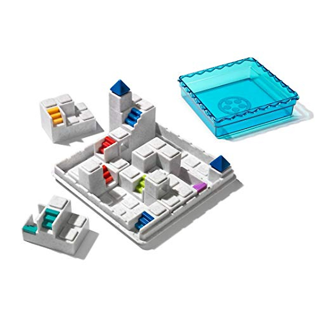 SmartGames Atlantis Escape; a 3D Path-Building Travel Game for Kids and Adults, a STEM Focused Cognitive Skill-Building Brain Game - Brain Teaser for Ages 8 & Up, 60 Challenges.