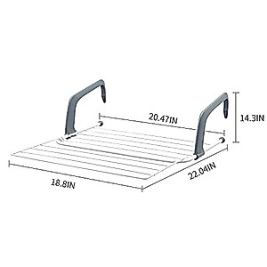 TOYLNGA Clothes Hanging Clothes Rack,Drying Rack,Multi Purpose Extendable Portability Drying Rack for Shoe&Socks (Grey)