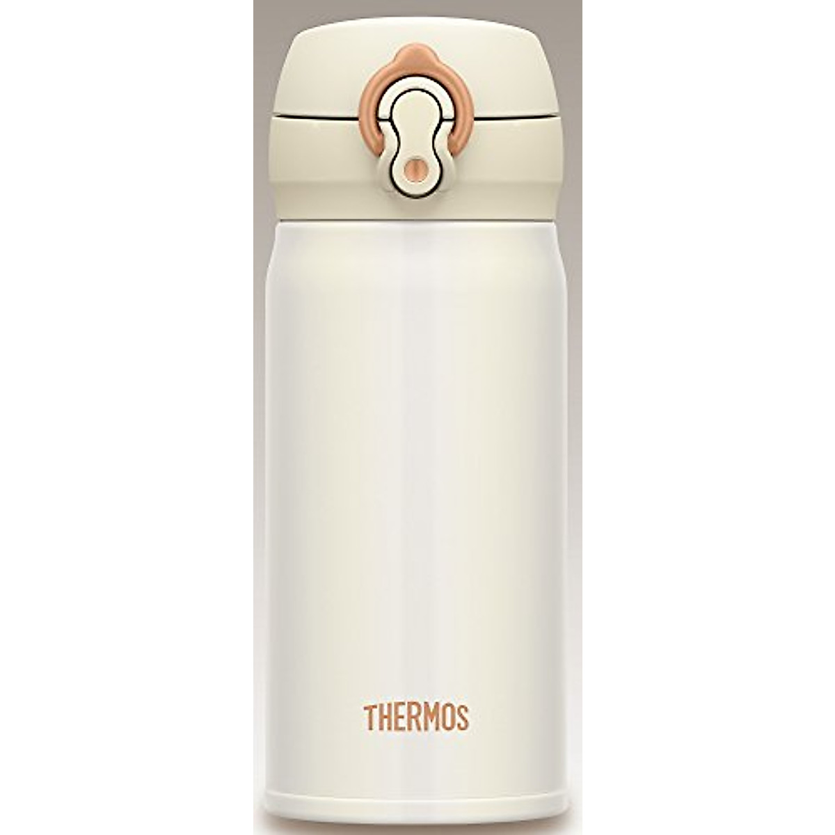 Thermos Water Bottle Vacuum Insulation Cellular Phone Mug [one-Touch Open Type] 350ml Pearl White JNL-352 PRW