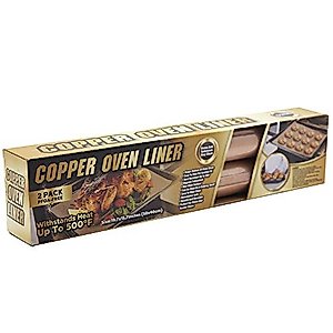 Tekno- 2 Pack Copper Oven Liners