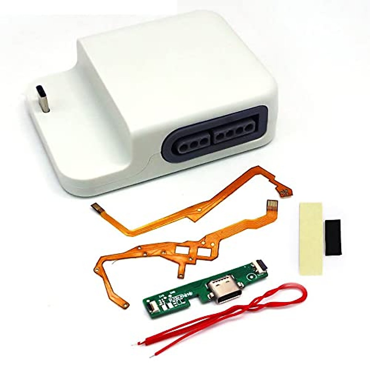 HISPEEDIDO 2 in 1HDMI Dock Kits Station Compatible with GBA, Type-C Power Supply Adapter for GBA Gameboyadvance (Support Mini NES/SNES)