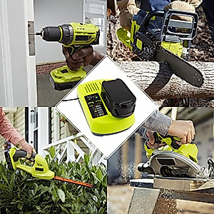Smart P117 Quick Charger (Multi-Chemistry) for Ryobi 12V-18V ONE+ NiCd/NiMh/Lithium Tools Battery Charger fit P100 P101 P102 P103 P105 P107 P108 P122 P189 P191 P197 P200
