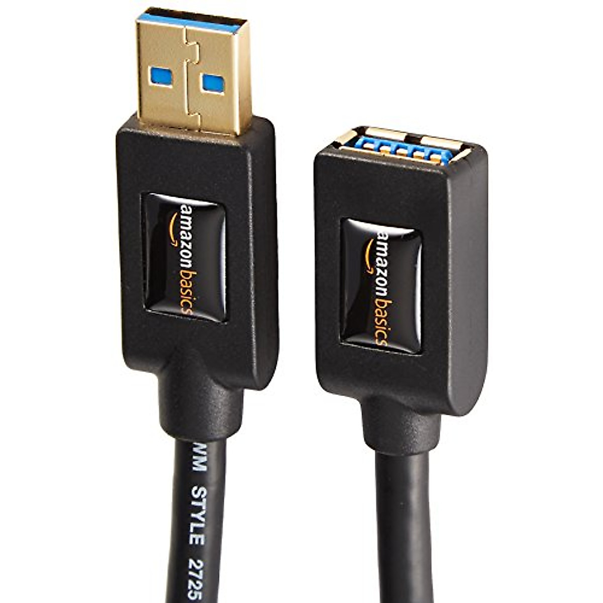 Amazon Basics USB 3.0 Extension Cable - A-Male to A-Female Extender Cord - 6 Feet (2 Pack), Printer
