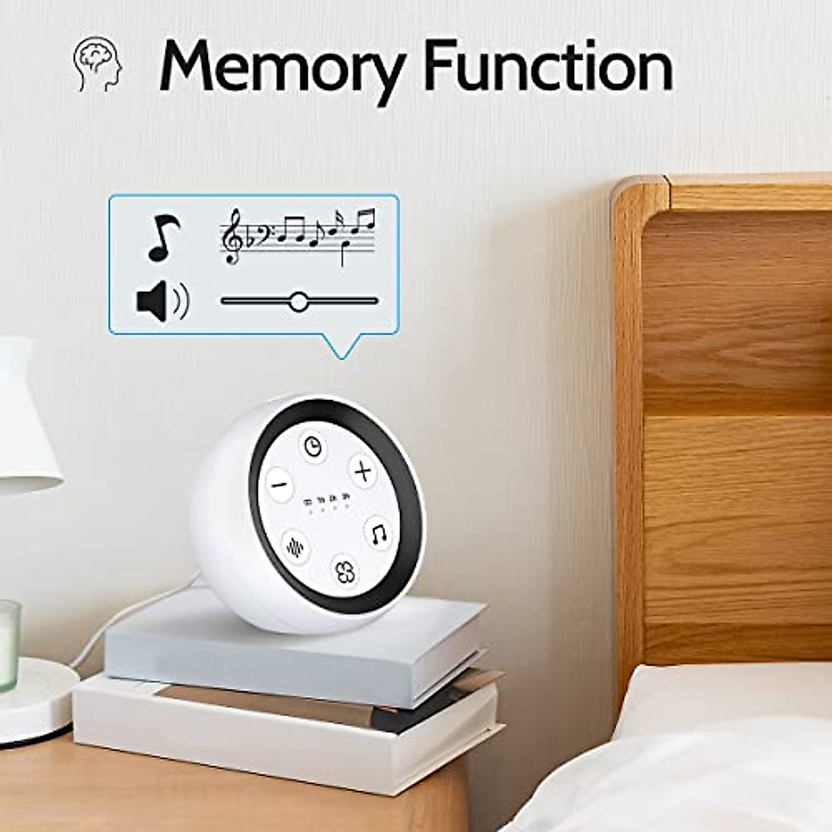 SoundMe Portable Sound Machine White Noise Machine for Sleeping with 32 Soothing Sounds Loud Travel Sleep Pink Brown Noise Machine for Baby Kids Adults 36 Volume Levels 4 Timer Sound Healing Machine