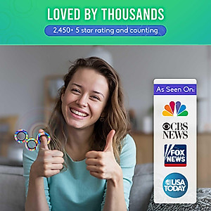 BUNMO Easter Basket Stuffers for Teens - Magnetic Rings - Fidget Toys Adults - Magnetic Fidget Rings - Easter Basket Stuffers - Fidget Toy for Boys & Girls - Great Teen Gift - Multicolor