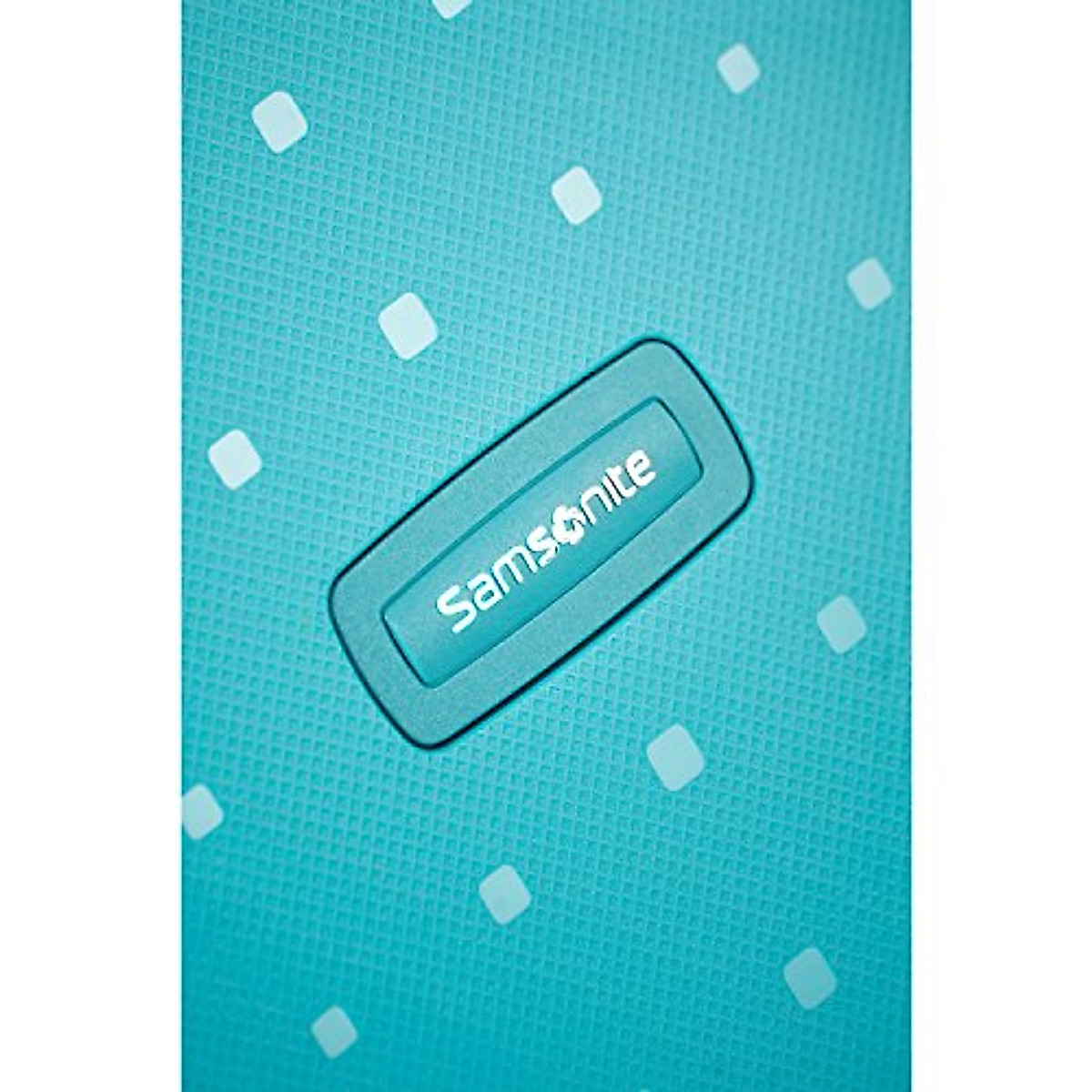 Samsonite S'Cure Hardside Luggage with Spinner Wheels, Aqua Blue, Checked-Large 28-Inch