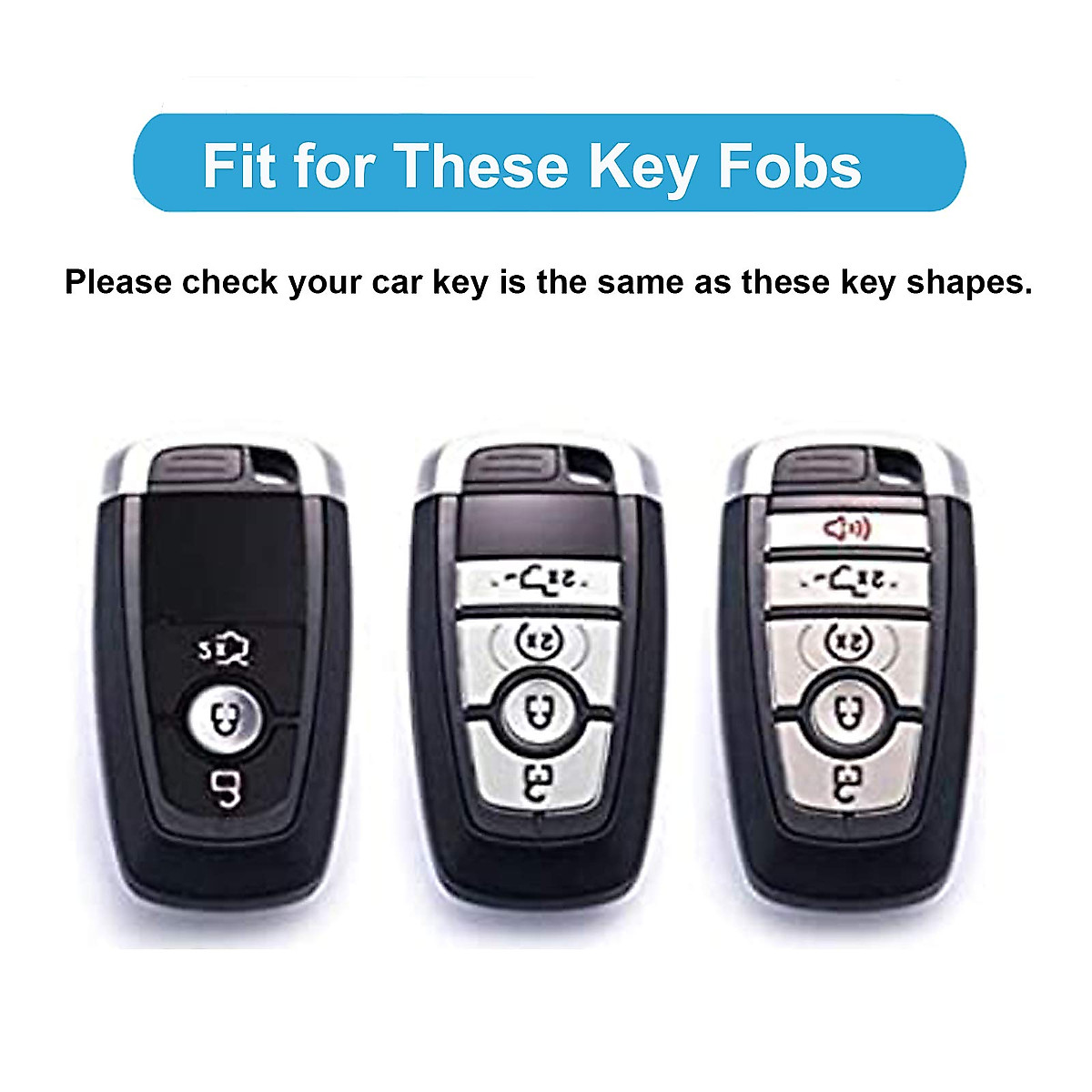 Key Fob Cover Case for Ford Soft TPU Key Holder Full Coverage Car Key Protector with Leather Keychain Lanyard for Ford Explorer Mustang Fusion Escape F150 F250 F350 F450 F550 Edge, Red