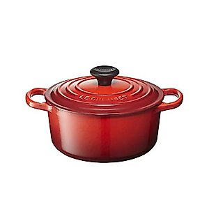 Le Creuset Enameled Cast Iron Signature Round Dutch Oven, 2 qt., Cerise