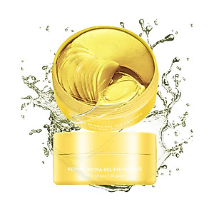 Under Eye Patches (60Pcs) - Upgraded Eye Mask Retinol & Collagen, Eye Treatment Mask, Under Eye Bag Treatment, Eye Masks for Puffy Eyes, Anti-Aging, Anti-Wrinkle and Fine Lines, Under eye Dark Circles