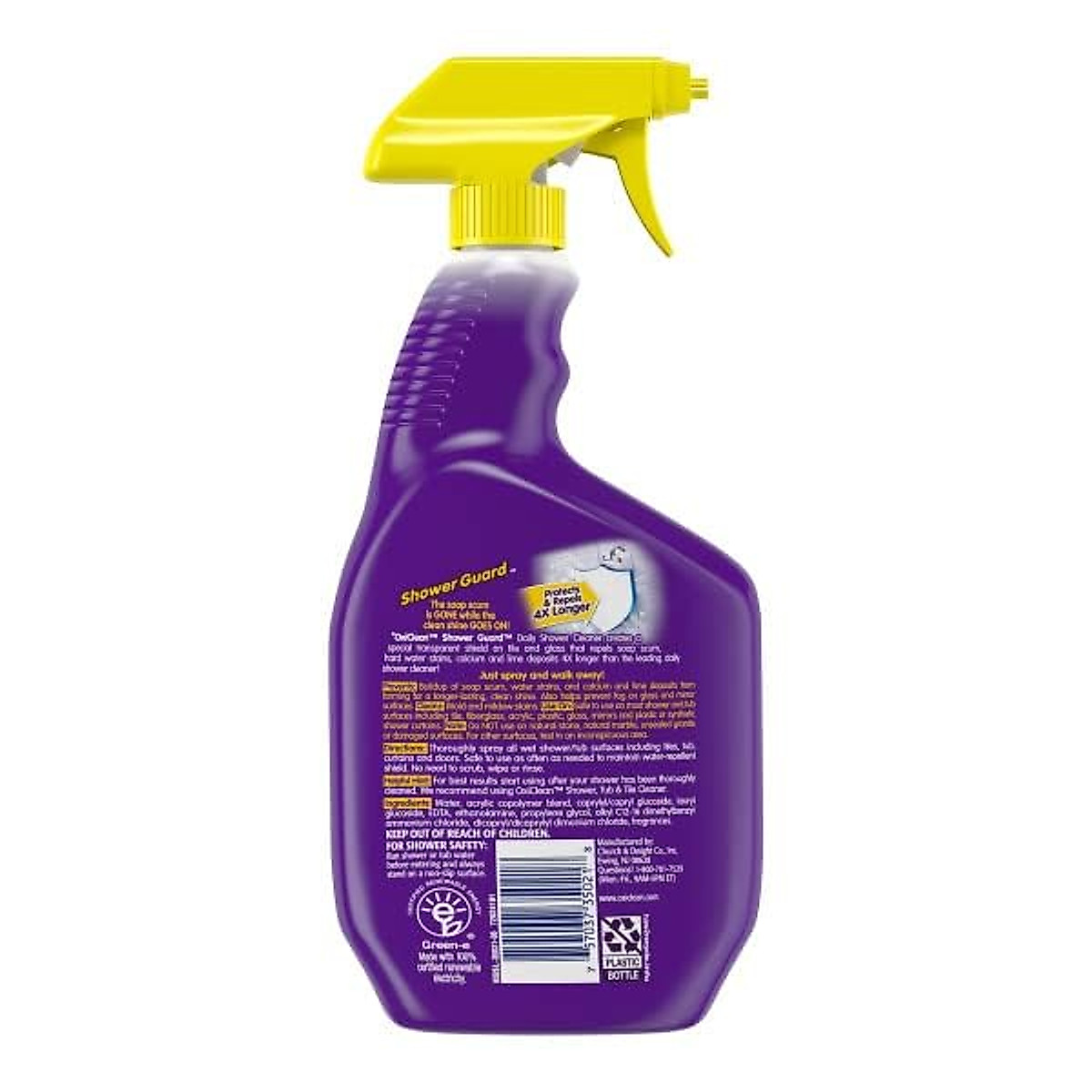 OxiClean Shower Guard Daily Shower Cleaner, 30 oz., Protects & Repels Stains