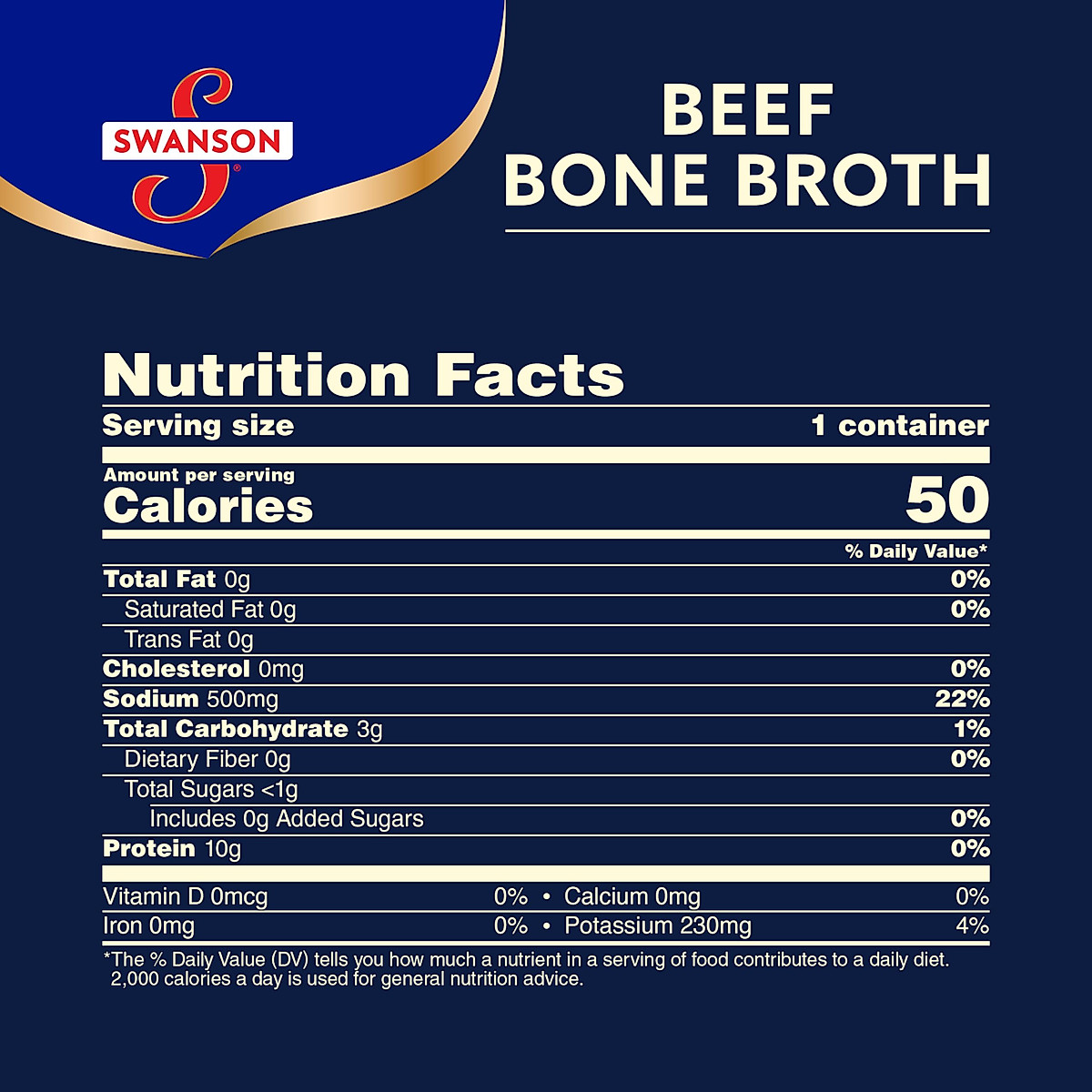 Swanson Sipping Bone Broth, Beef Bone Broth, 10.75 OZ Cup