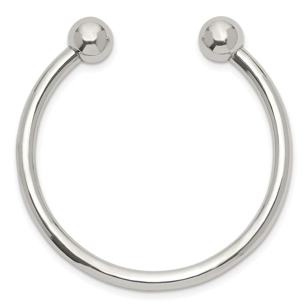IceCarats 925 Sterling Silver Cuff Bangle Bracelet
