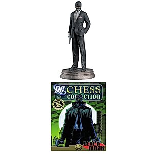 Eaglemoss DC Chess Figure & Collector Magazine #25 Black Mask Black Pawn