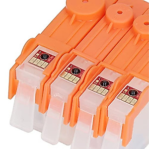 Fafeicy 4PCS Ink Cartridge,Permanent Chip Replacement Refill Ink Cartridge PP for Office (HP 902)