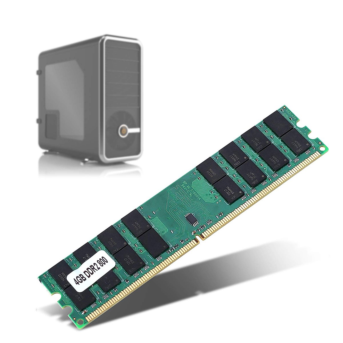 DDR2 Ram, 4GB 800MHz PC2-6400 DDR2 RAM 240-Pin 1.8V, DDR2 Memory Module for Desktop Computer Memory Module