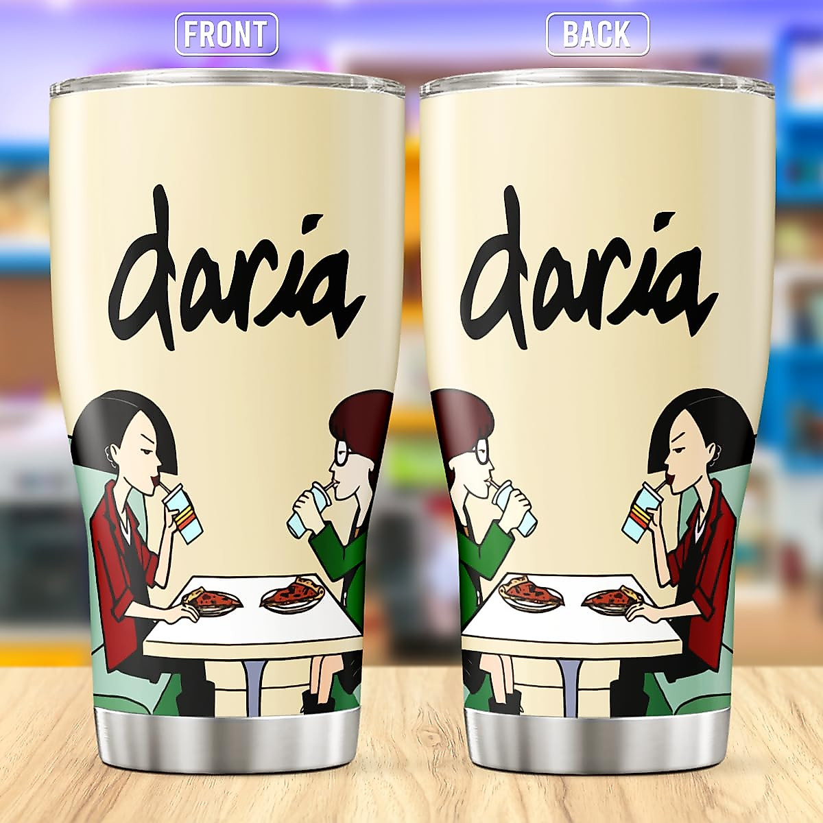 Tumbler Daria Hot Office Steel Travel 20 30 Oz Insulated Coffee Iced Stainless Tea