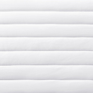 Madison Park Essentials Frisco Waterproof Sofa Bed Mattress Pad, Microfiber Channel Quilted Top - Secure Fit Anchor Band, Machine Washable Protection Cover, Full 54x72", White