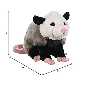 Wild Republic Opossum Plush, Stuffed Animal, Plush Toy, Gifts for Kids, Cuddlekins 12 Inches