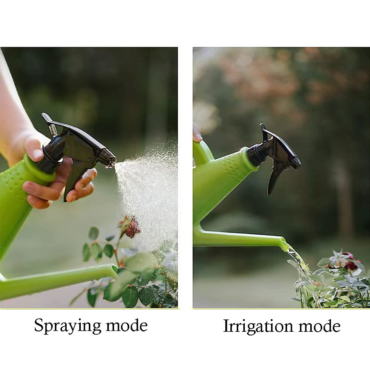 Ytzada Watering Can with Sprayer for Indoor Plants, 1L Long Spout Small Dual Purpose Spray Bottle for House Bonsai and Outdoor Garden Flower