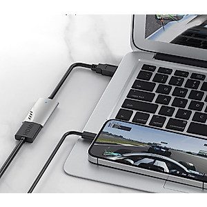 youcheng Video Capture Card 4k, HDMI Capture to USB Video Capture Device, 1080P HD 60fps Live Broadcast and Recording Video Audio Capture Device