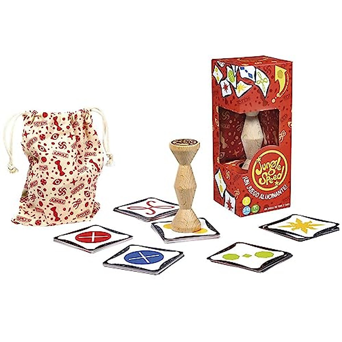 Asmodee Jungle Speed - Simple, Fast, Fun and Very Addictive! - Spanish Language