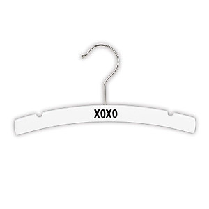 Stephan Baby Wooden Nursery Hangers, XOXO, Pack of 3