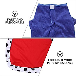 Mipcase Boys Shirts Boys Shirts Girls Shirts Girl Beanie 1 Set The Puppy Cloth Costume Dog Costume Clothes Dog Soft Cape Clothes King Pet Costume Kitten Clothes Boys Shirts Girls Shirts Girls Shirts