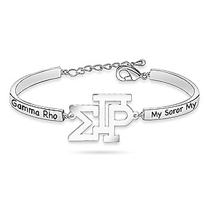 U-CHYTY Sigma Gamma Rho Sorority Bracelet 1922 Sorority Paraphernalia Bracelet Greek Sorority Jewelry for Women(CBR)